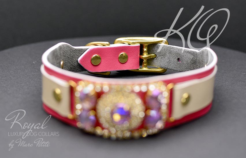 Royal KQ - luxury, royal style, dog collar - by Marc Petite